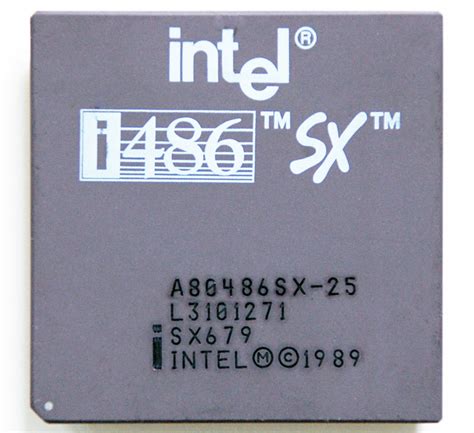 Intel 80486 Cpu Museum Museum Of Microprocessors And Die Photography