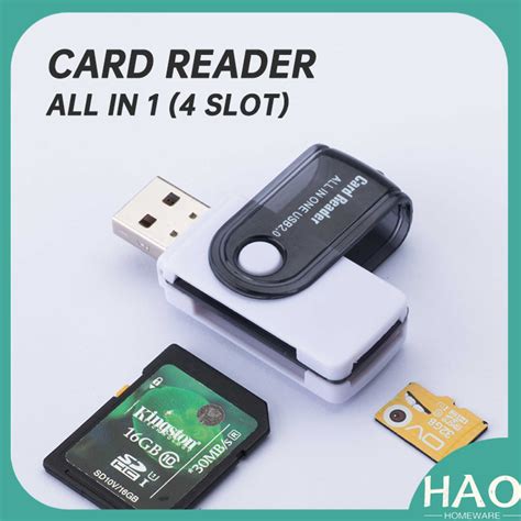 CARD READER PUTAR ALL IN ONE SLOT MULTI MEMORY CONVERTER TO FLASHDISK TF SD MS M MMC