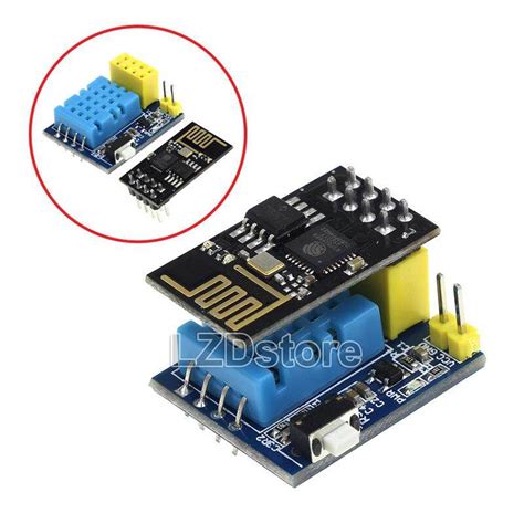 1set Esp8266 Esp 01 Esp 01s Dht11 Temperature Humidity Sensor Module Esp8266 Wifi Nodemcu Smart