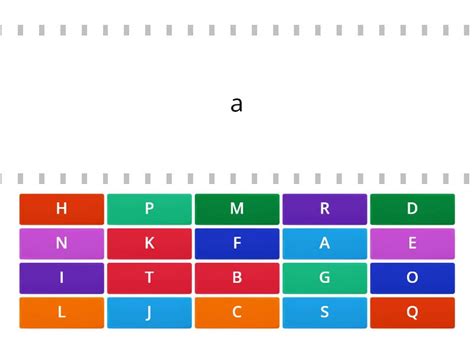 Upper Lower Case Match 12 Find The Match