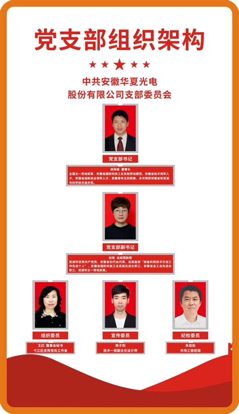 党支部组织架构 党支部制度 安徽华夏光电股份有限公司