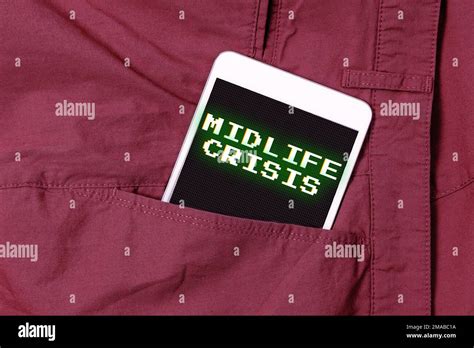 Handwriting Text Midlife Crisis Conceptual Photo Software Development Technique Decomposing An