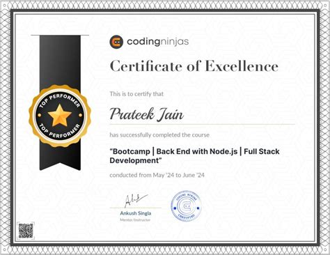 Prateek Jain On Linkedin Im Happy To Share That Ive Obtained A New