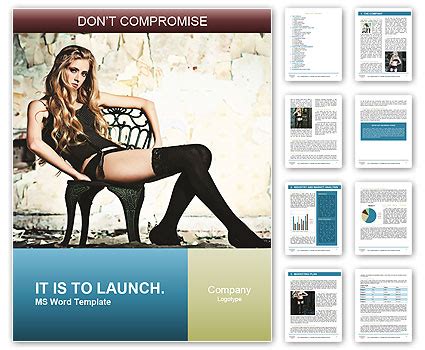 Sexy And Lonely Lady Word Template Design ID 0000019817 SmileTemplates Com