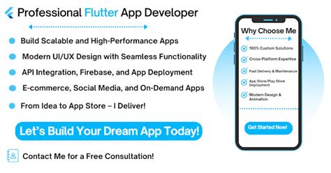 develop ios and android app using flutter by ahmed webdev fiverr