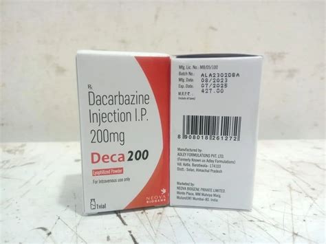 Deca 200 Dacarbazine Injection 200mg At ₹ 400 Vial Dacarbazine Injection In Amravati Id