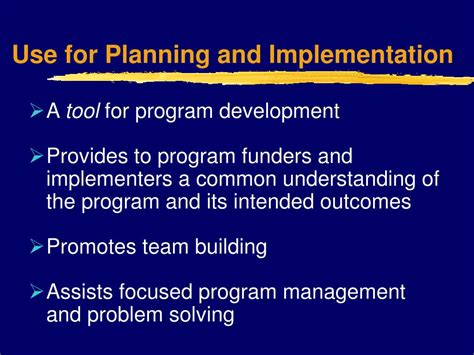 Ppt Using A Logic Model Framework For Program Planning And Evaluation