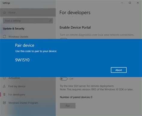 Developer Mode Features And Debugging Windows Apps Microsoft Learn