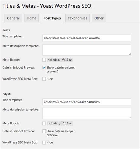 Yoast Wordpress Seo Tutorial Settings