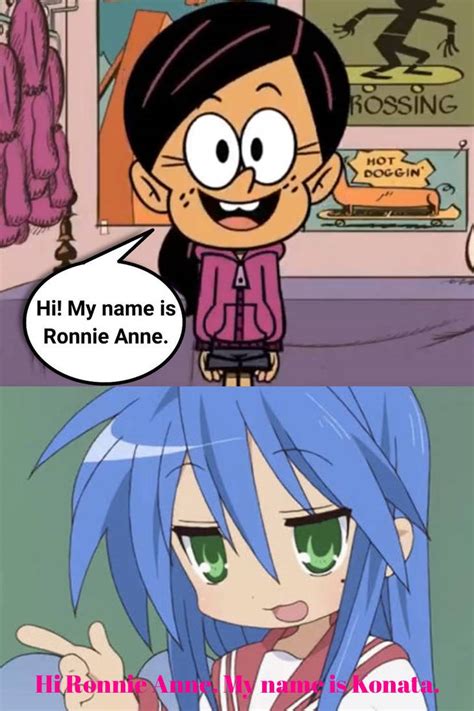Ronnie Anne Meets Konata By Fieryunikitty On Deviantart