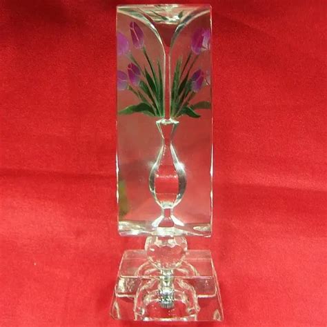 Купити Призма кришталева ваза з квітами ціна 249 ₴ Prom Ua Id 1674509708