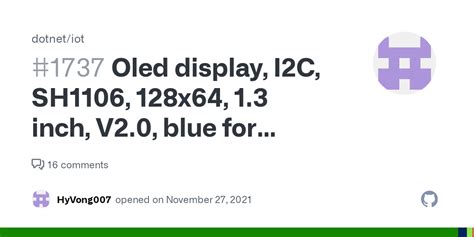 oled display i2c sh1106 128x64 1 3 inch v2 0 blue for orange pi lite · issue 1737