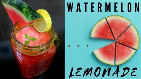 Watermelon Lemonade Summer Drink Youtube