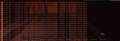 failed to load sound rbxassetid id unable to download sound data