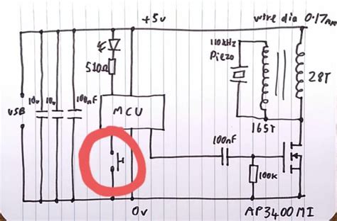 Push Button Schematic