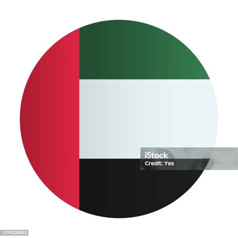 아랍 에미리트 연합국 Coutry 국기 서클 플래그 아이콘 배지 벡터 일러스트 레이 션 0명에 대한 스톡 벡터 아트 및 기타 이미지 Istock