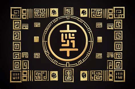 I Ching Trigrams Symbol Art Premium Ai Generated Image