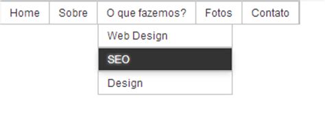 Menu Em CSS Menu Dropdown Horizontal HTML5 E CSS3 DevMedia