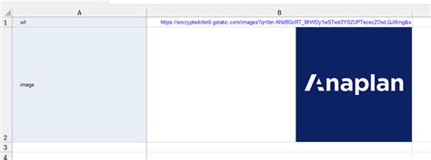 Display Images In Excel Directly Exporting Anaplan Nux Grid Anaplan