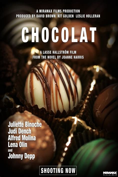 Chocolat Movie Poster Chocolat Author Gives A Taste Of Darker Treats