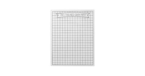 Graph Paper Notepad Zazzle