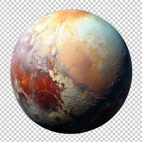 Premium Psd Pluto Dwarf Planet Concept