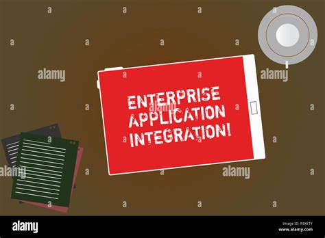 Handwriting Text Writing Enterprise Application Integration Concept