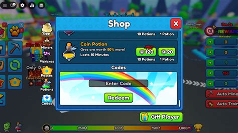 Pickaxe Simulator Codes March 2026