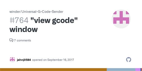 View Gcode Window Issue Winder Universal G Code Sender GitHub