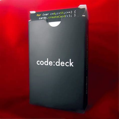 Codedeck Are Playing Cards For Developers