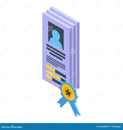 Skill Level Icon Isometric Vector Training Beginner Stock Vector
