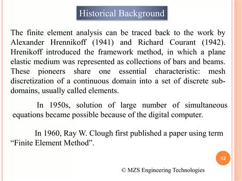Introduction To Finite Element Method 19042018 Physics Science