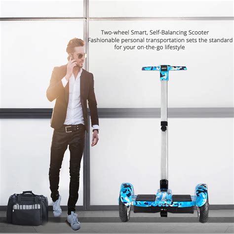 Iralan A9 10inch Smart Self Balancing Electric Scooter Two Wheel Hoverboard With Handle