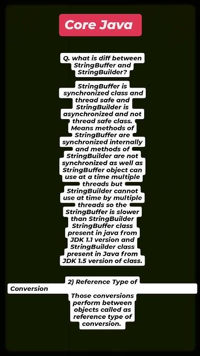 Difference Between Stringbuffer And Stringbuilder In Java Thread Safety And Performance