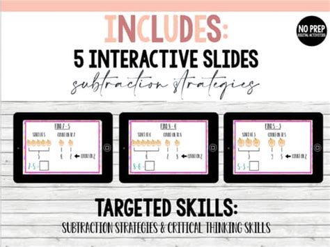 Counting On To Subtract For Google Slides By Rooted In Learning With Lo