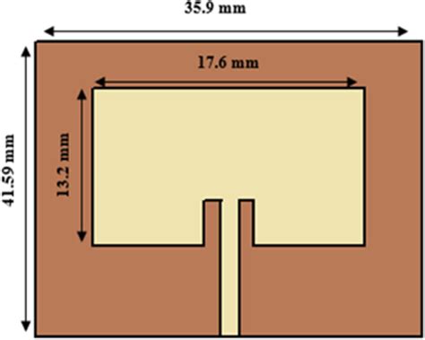 Microstrip Patch Sensor Layout Download Scientific Diagram