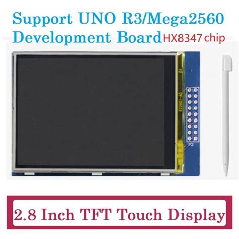 2 8 inch tft touch display support uno r3 mega2560 touch screen