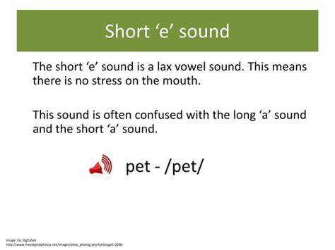 Pronunciation E Sounds Pptx