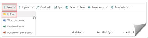 SharePoint Create Folder In List Or Document Library SPGuides