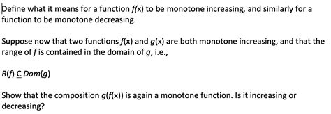 solved define what it means for a function f x to be