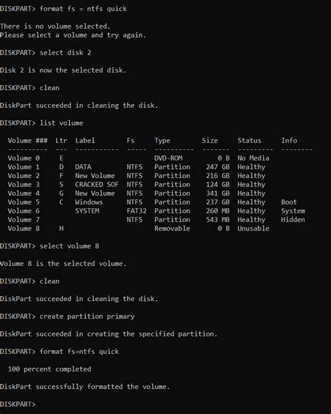 How To Format A Drive Using Command Promptdiskpart Any How To Format