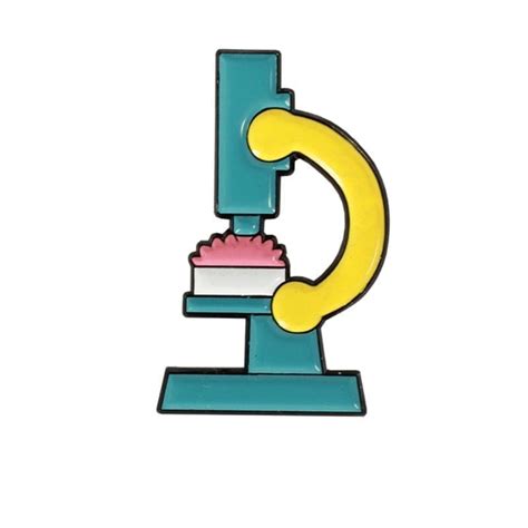 Science Experiment ‘microscope Enamel Pin Distinct Pins
