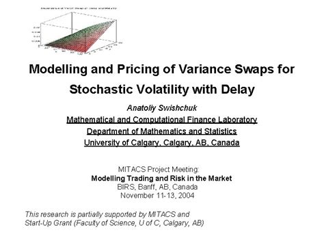 Modelling And Pricing Of Variance Swaps For Stochastic