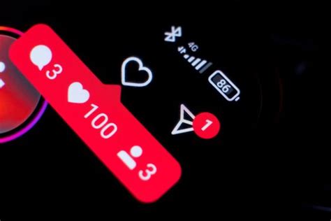 Instagram Reactions Being Displayed On Smartphone Editorial Stock Photo Stock Image