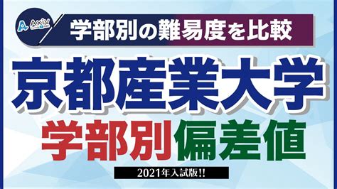 【2021年】京都産業大学の何学部が偏差値が高い？学部別の偏差値を紹介 Youtube