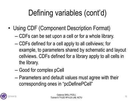 Cadence P Cell Tutorial Pdf Web Development Internet