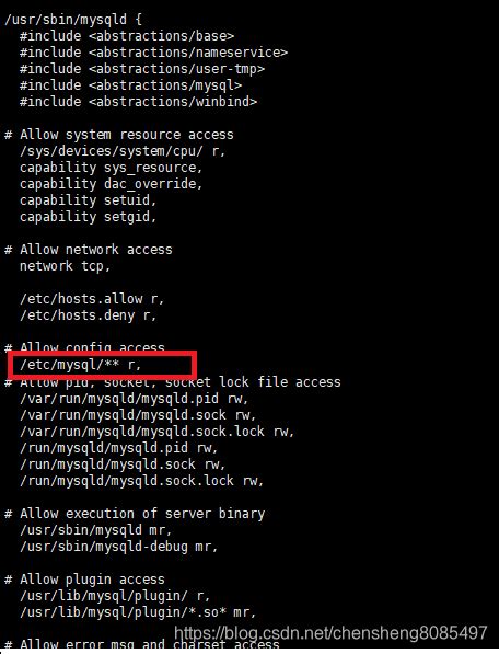 ubuntu安裝mysql后配置 etc my cnf配置文件沒生效 解决办法 修改apparmor 后没有作用 csdn博客