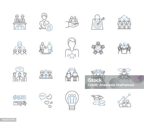 관리 워크플로 개요 아이콘 모음입니다 관리 워크플로 프로세스 효율성 생산성 조정 협업 벡터 및 일러스트레이션 개념 세트 통신