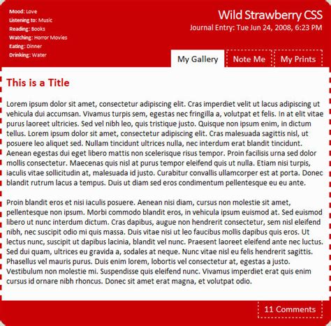 wildstrawberry css easyinstall by moonfreak on deviantart