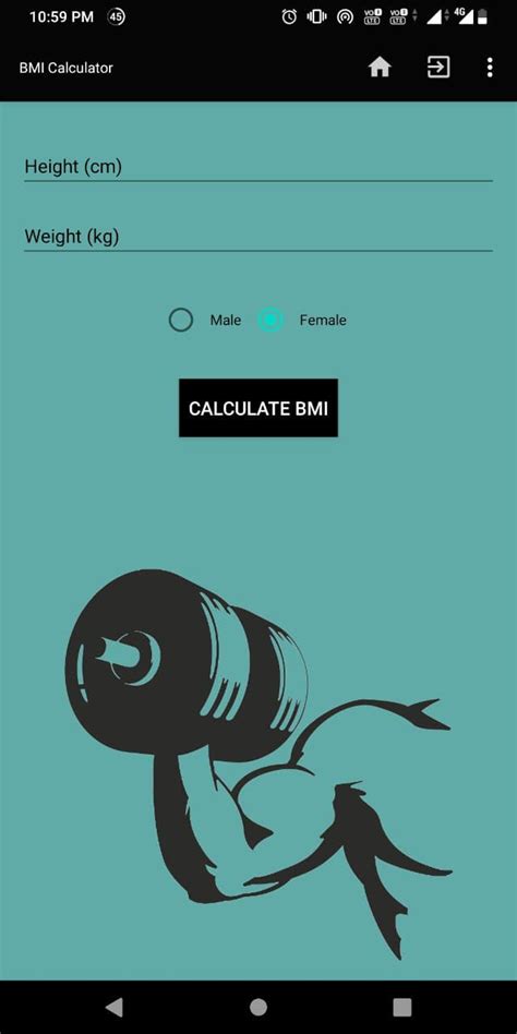 Github Sreshtha10bmicalculator Android App For Calculating Bmi
